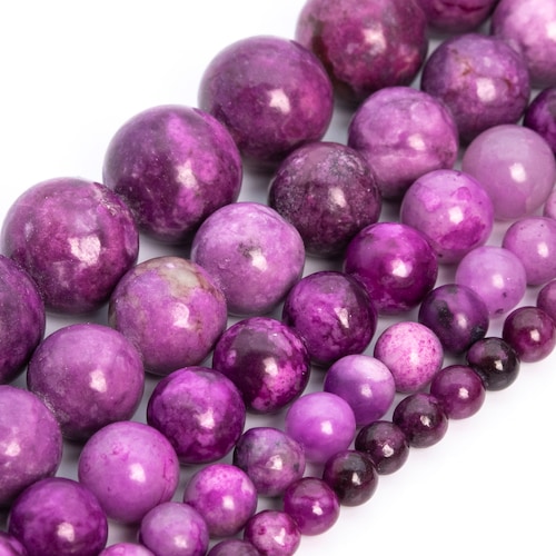 Purple Jasper Beads Sugilite Purple Color Grade AAA Natural - Etsy