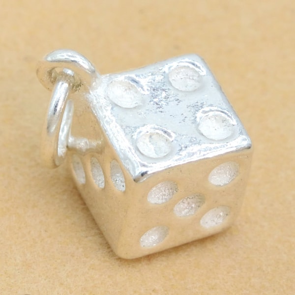 Solid Silver Dice - Etsy
