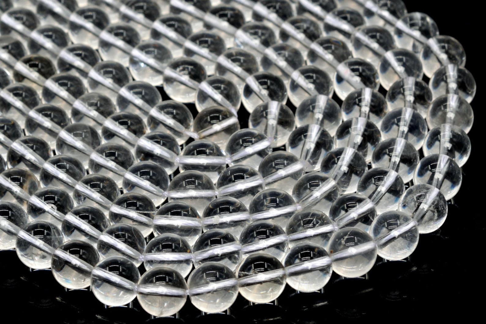 Crystal Clear Quartz Beads Brazil Grade AAA Genuine Natural - Etsy