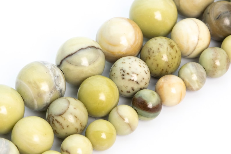 Butter Jade Beads Grade AAA Genuine Natural Gemstone Round - Etsy