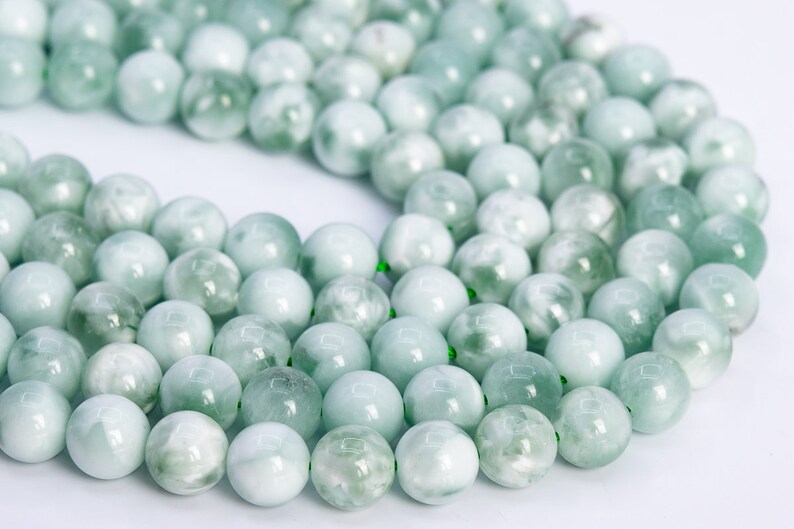 Green Angelite Beads Genuine Natural China Grade AAA Gemstone | Etsy