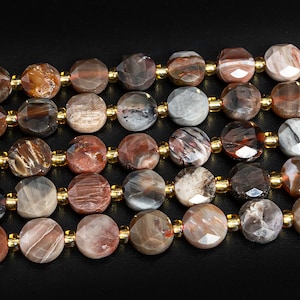 8MM Multicolor Petrified Wood Jasper Beads Grade AA Genuine Natural ...