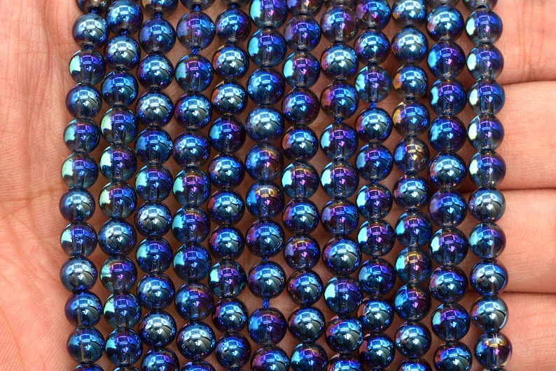 Blue Rainbow Crystal Quartz Beads Natural Grade AAA Gemstone | Etsy