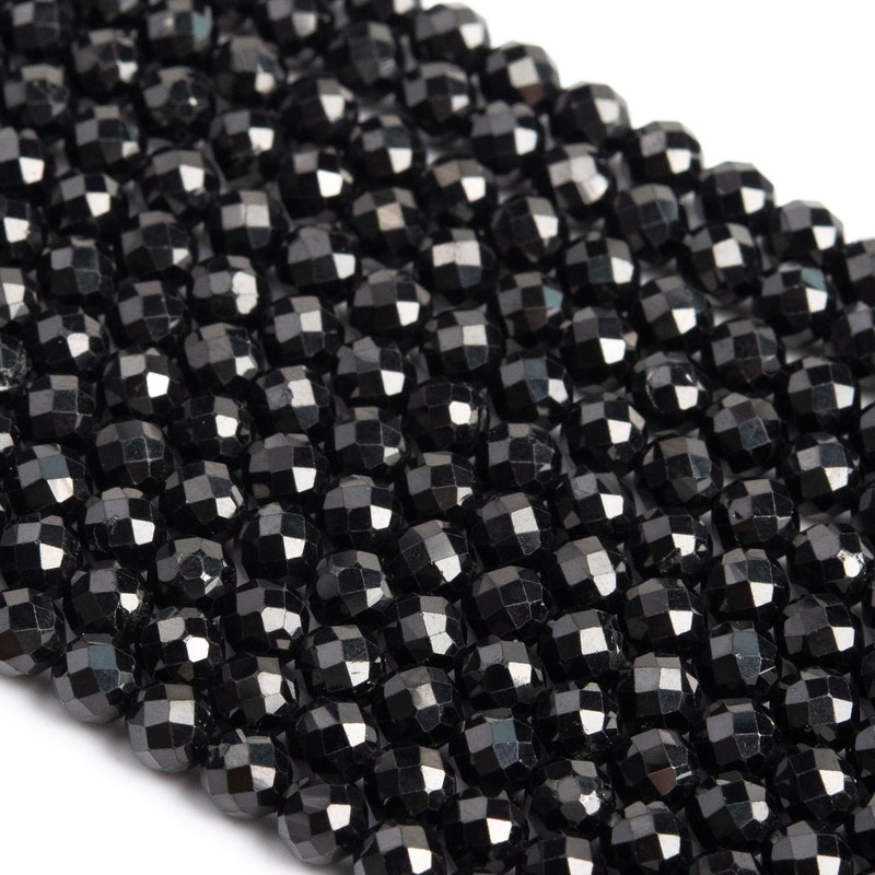 4.5mm Round Onyx Beads - Etsy