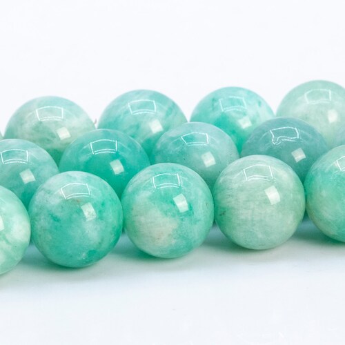 Genuine Peruvian Turquoise Green Blue Gemstone Round 6mm 7mm - Etsy