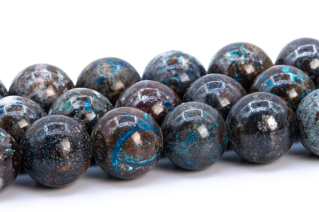 8MM Multicolor Azurite Malachite Quartz Beads Genuine Natural Gemstone ...