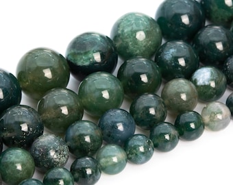 Round Agate Beads | Etsy