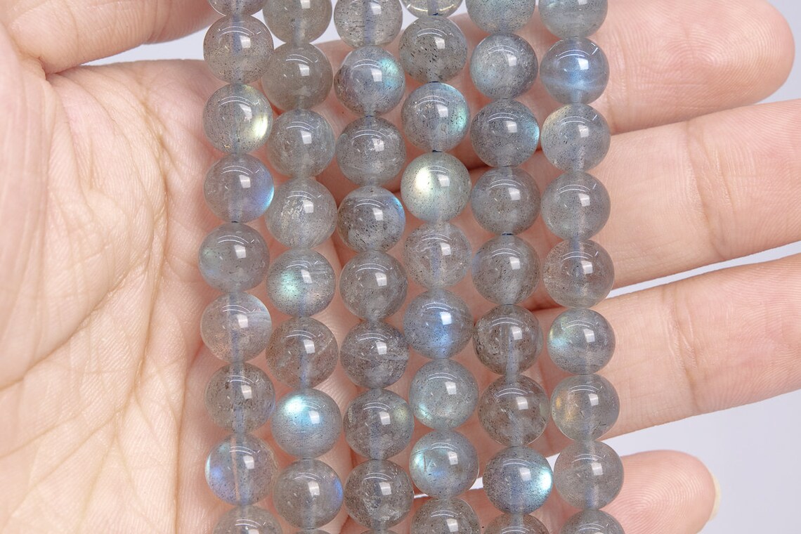 Translucent Gray Labradorite Beads Genuine Natural Grade AAA - Etsy