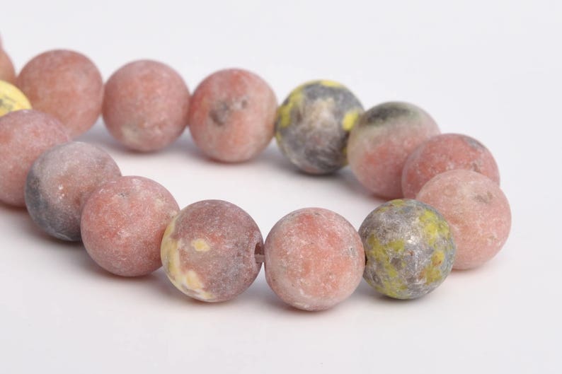 Matte Plum Blossom Jasper Beads Grade AAA Genuine Natural - Etsy