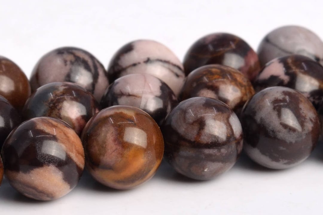8MM Outback Jasper Beads Grade AAA Genuine Natural Gemstone Full Strand ...