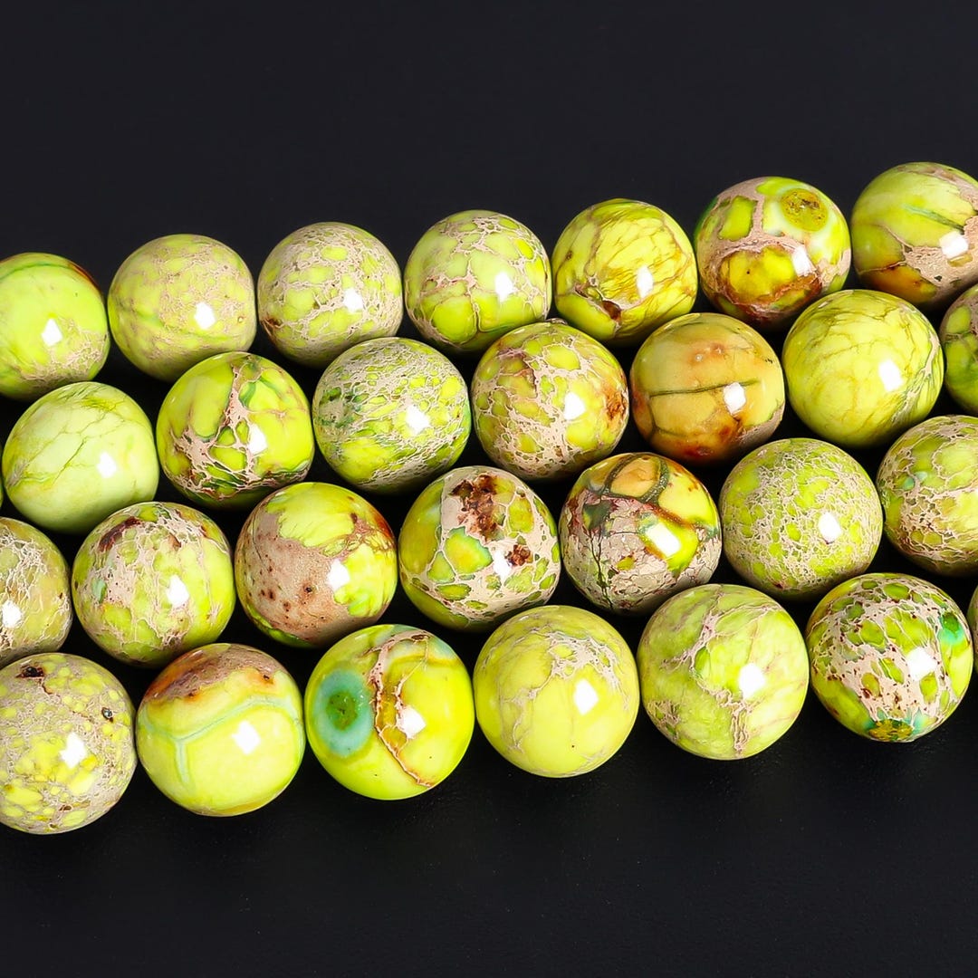 Natural Patterned Imperial Jasper Beads 4MM 6MM 8MM 10MMM A Grade ...