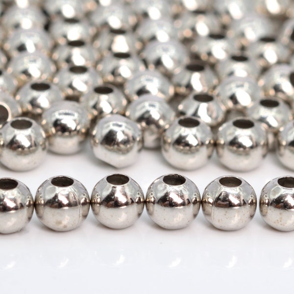 3mm Silver Beads - Etsy