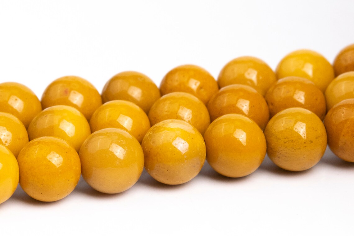 Yellow Mookaite Beads Grade AAA Genuine Natural Gemstone Round | Etsy