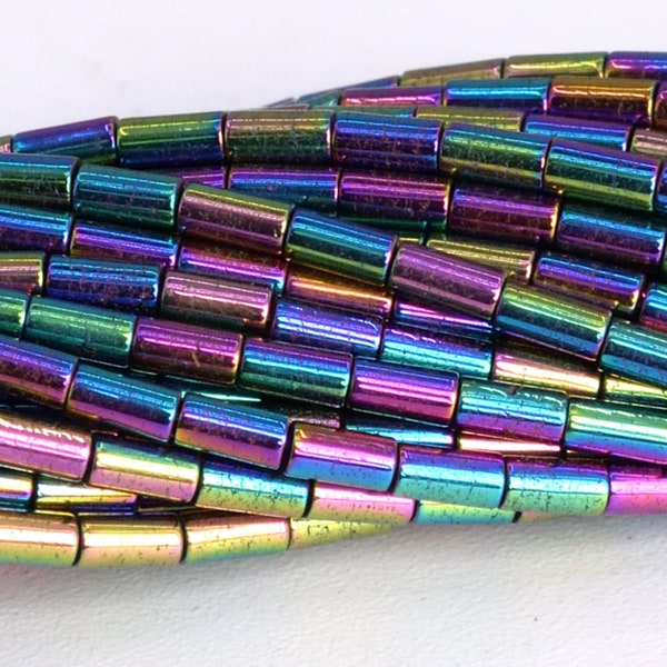 Hematite Tube Beads - Etsy