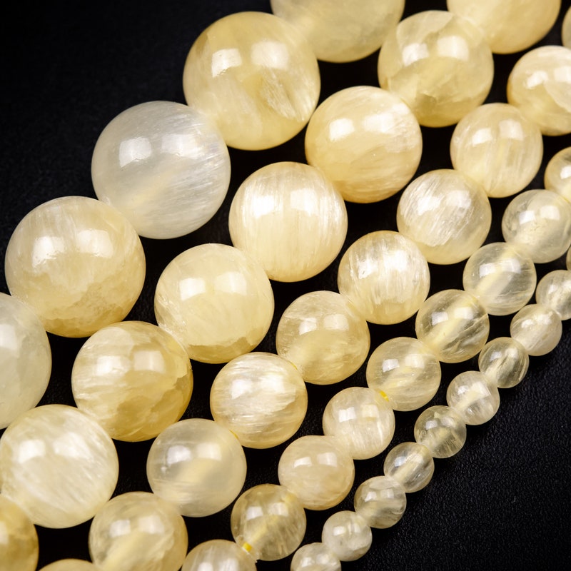 Selenite Beads - Etsy