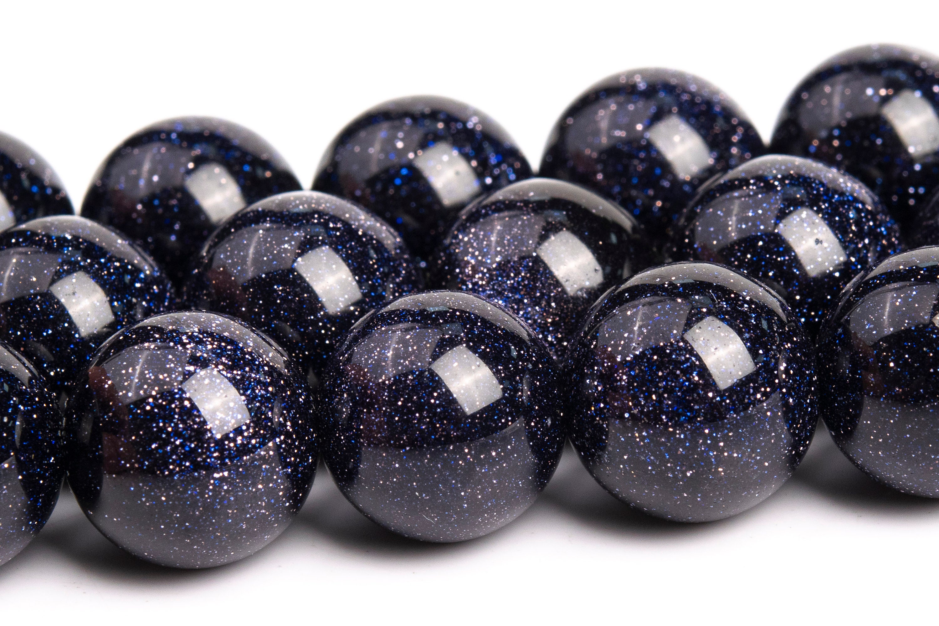 Night Sky Blue Goldstone Beads Grade AAA Round Loose Beads 3MM - Etsy