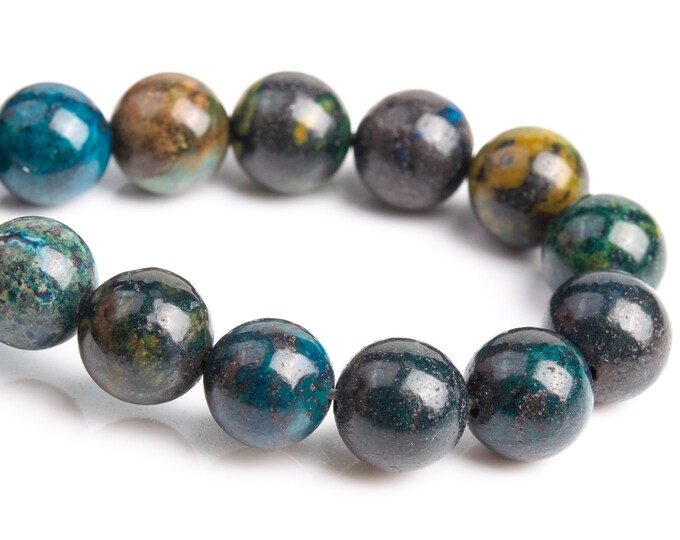 8MM Multicolor Chrysocolla Beads Grade A Natural Gemstone Half - Etsy