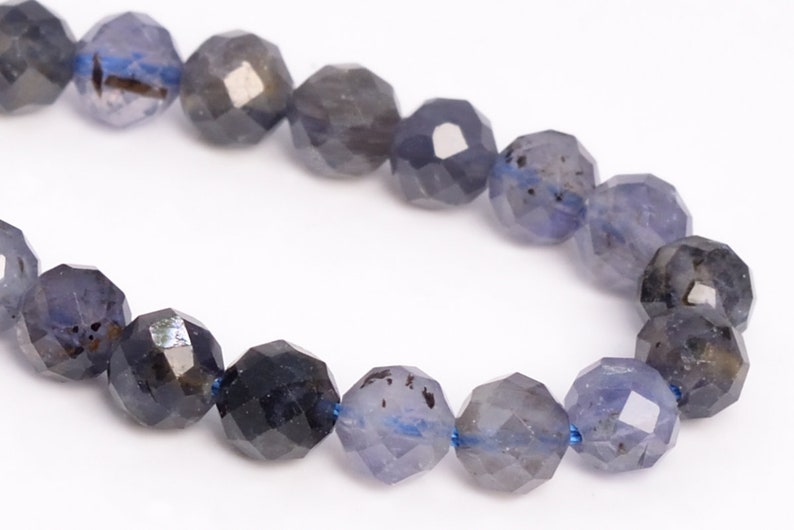 5MM Deep Color Iolite Beads Grade A Genuine Natural Gemstone - Etsy