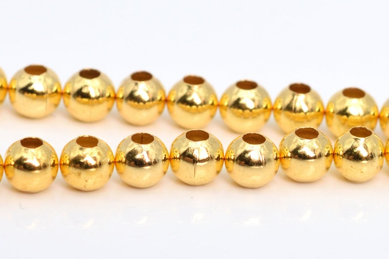 3MM Gold Tone Spacer Beads Round 500 Pcs Bulk Lot Options (60098-1537 ...