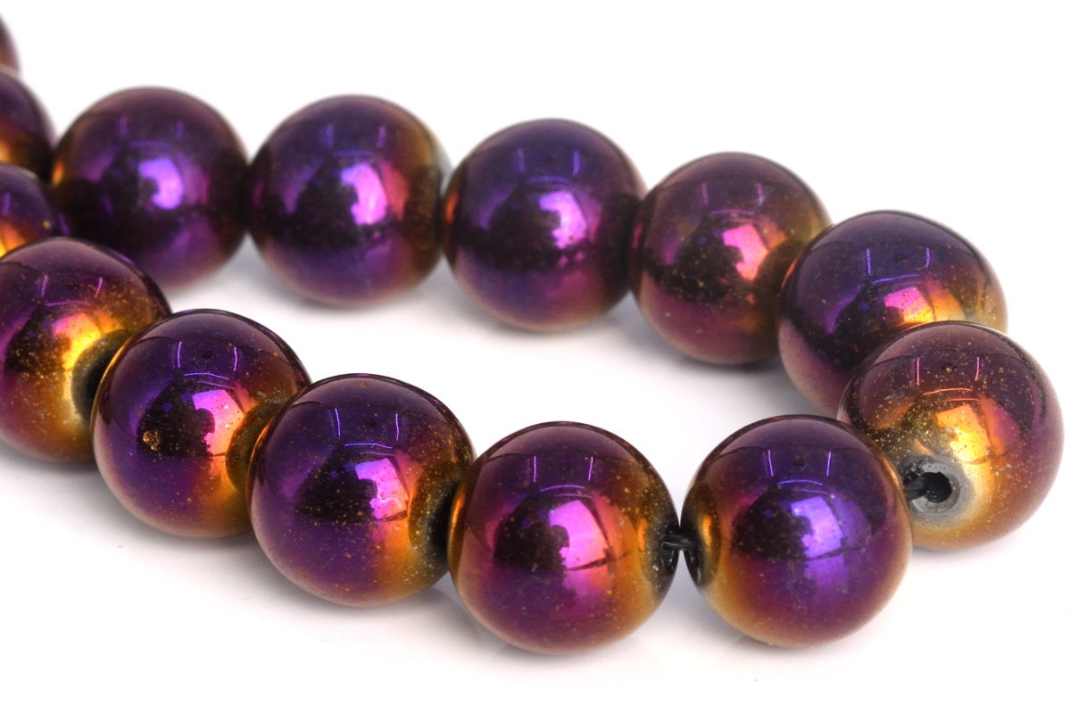 Purple Hematite Beads Grade AAA Gemstone Round Loose Beads 2MM | Etsy