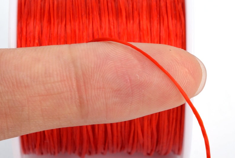0.8MM Red Elastic Cord / Thread Crystal String 1 Spool 60 - Etsy