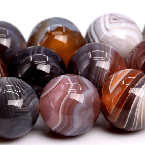 Natural 8mm 15.5 Inches Dream Agate Round Beads Genuine - Etsy