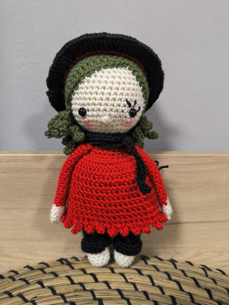Gothic Amigurumi Doll - Etsy
