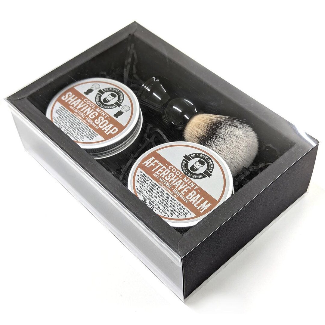 Natural Shaving Gift Set, Handmade Soap, Brush, Balm, Ireland - Etsy