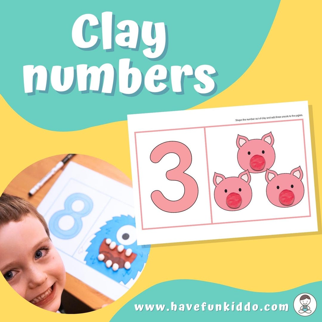 Clay Numbers - Etsy