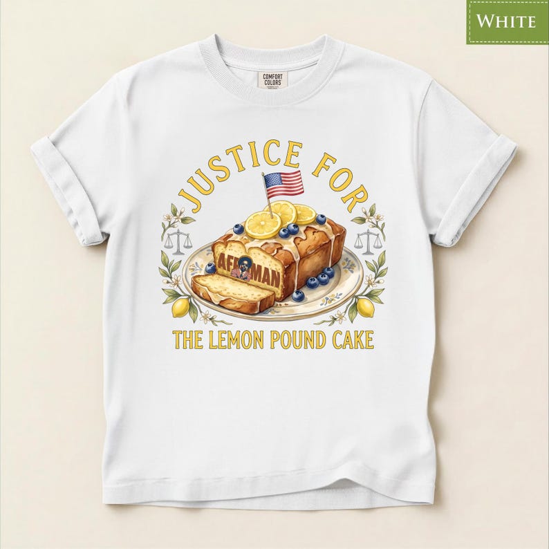 Justice for Lemon Pound Cake SVG PNG, Afroman Shirt Design File, Funny ...