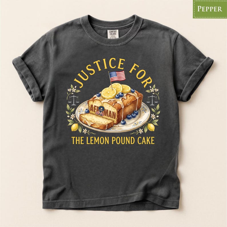 Justice for Lemon Pound Cake SVG PNG, Afroman Shirt Design File, Funny ...