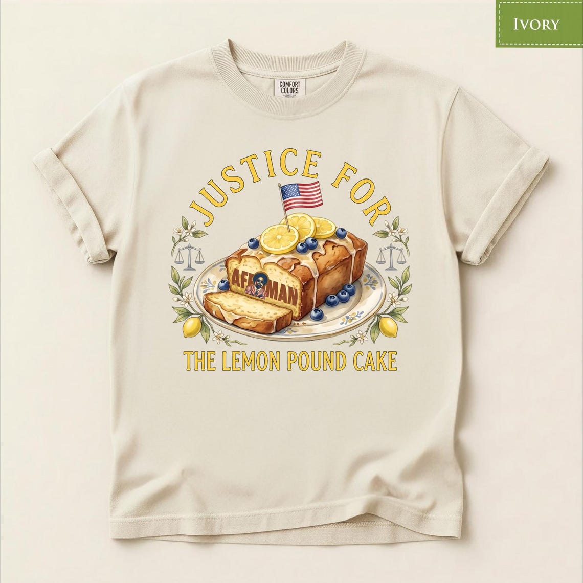 Justice for Lemon Pound Cake SVG PNG, Afroman Shirt Design File, Funny ...