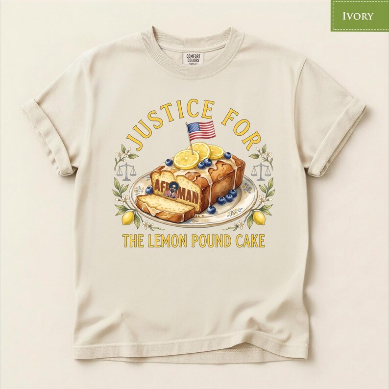 Justice for Lemon Pound Cake SVG PNG, Afroman Shirt Design File, Funny ...