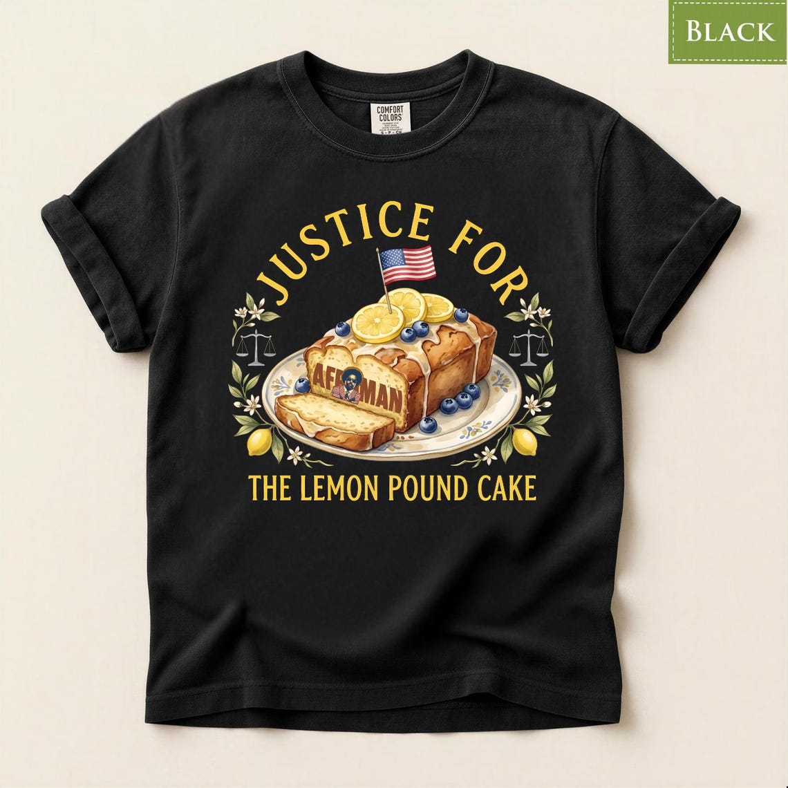 Justice for Lemon Pound Cake SVG PNG, Afroman Shirt Design File, Funny ...