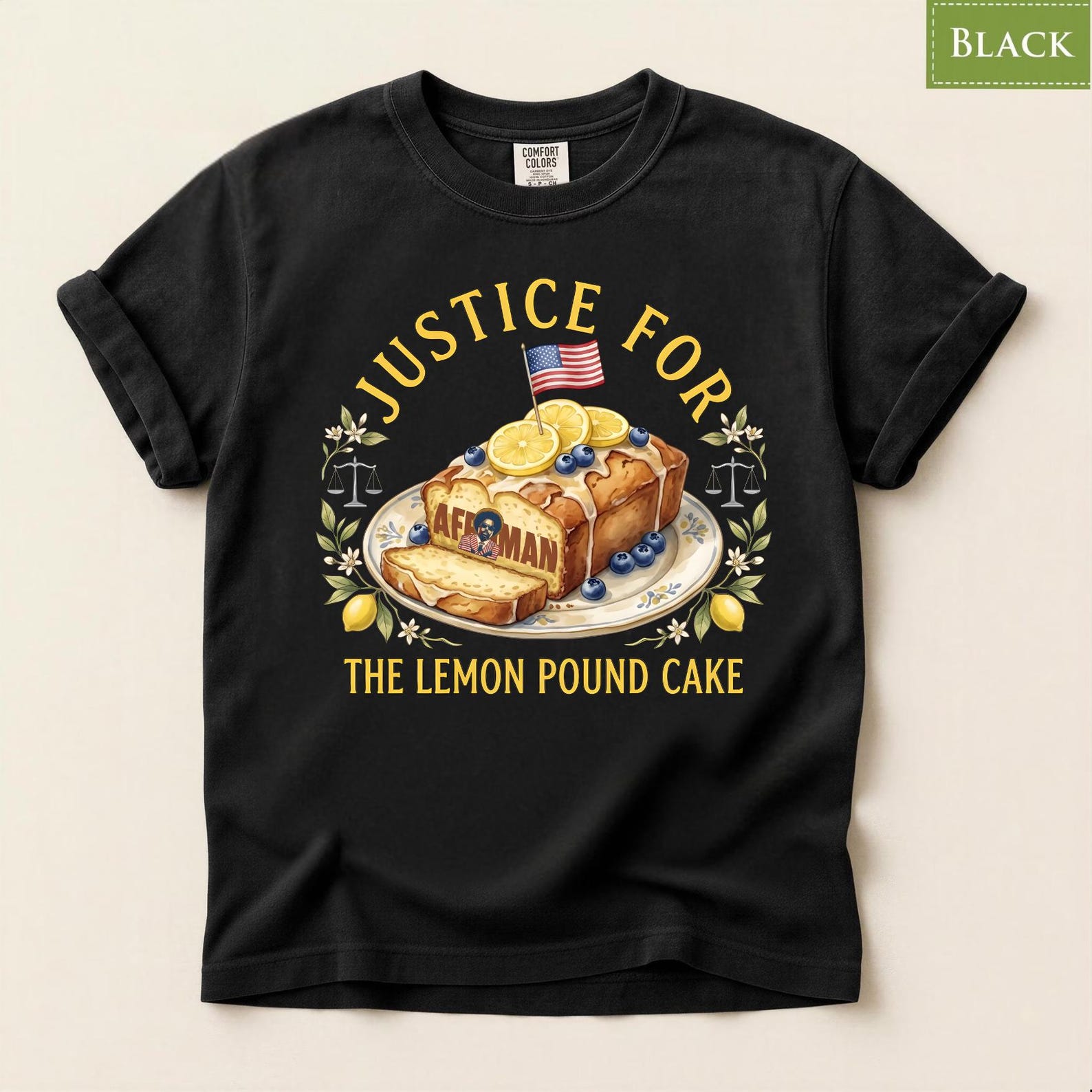 Justice for Lemon Pound Cake SVG PNG, Afroman Shirt Design File, Funny ...