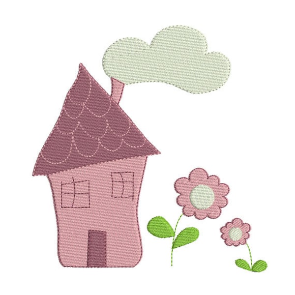House Embroidery - Etsy