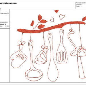 Embroidery Design Machine Cooking Tools Kitchen Instant Download - Etsy