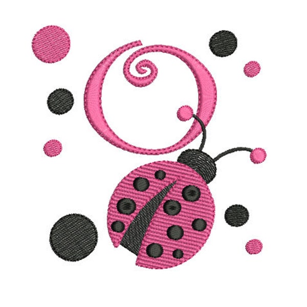 Ladybug Monogram - Etsy