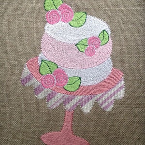 Embroidery Design Machine Wedding Cake Instant Download - Etsy