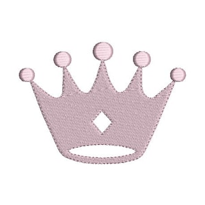 Embroidery Design Machine Crown Princess or Prince Instant Download - Etsy