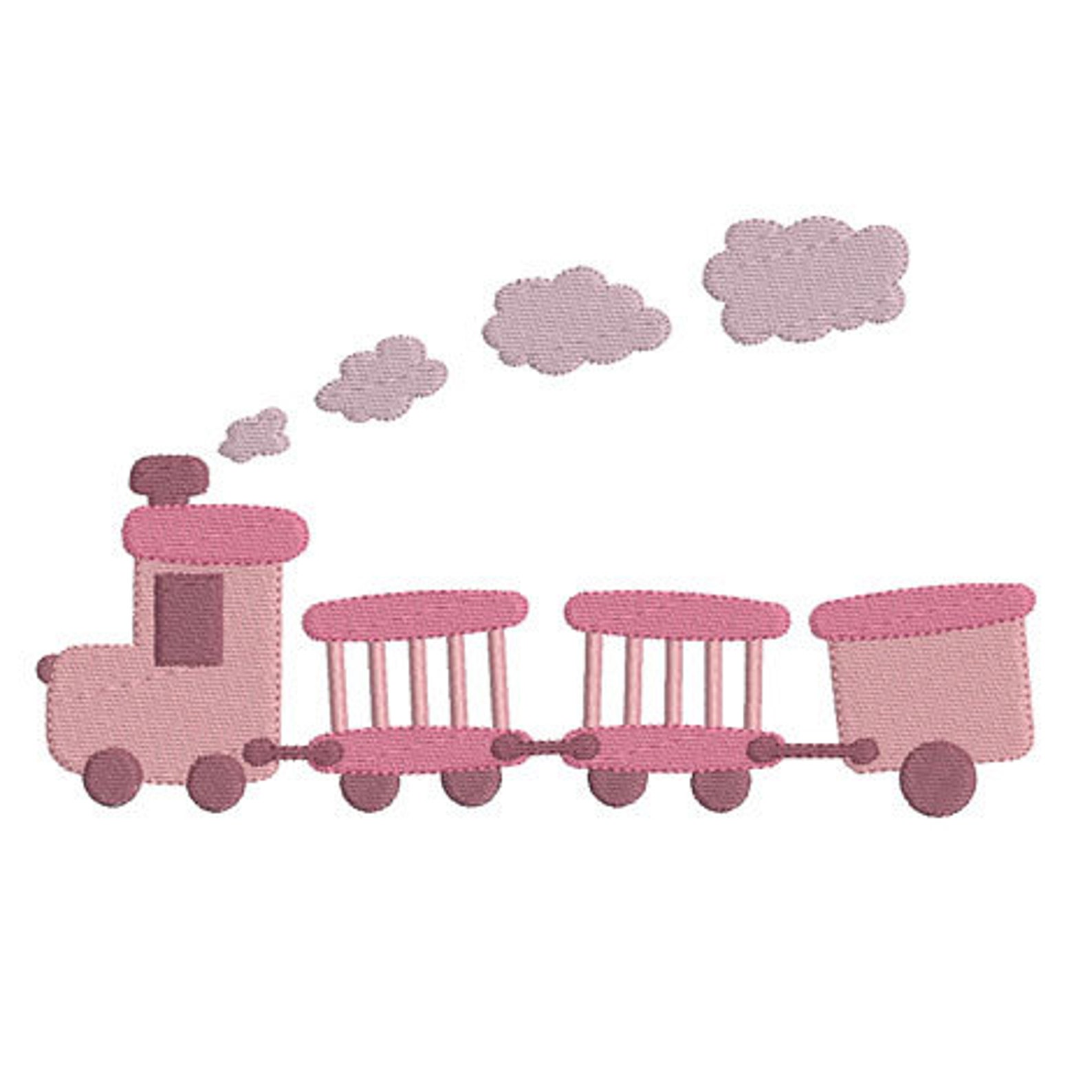 Instant Download Train Embroidery Design - Etsy