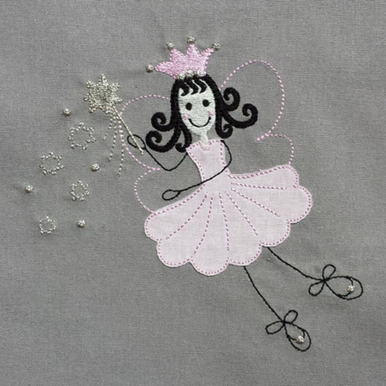 Instant Download Princess Fairy Embroidery Design Machine - Etsy