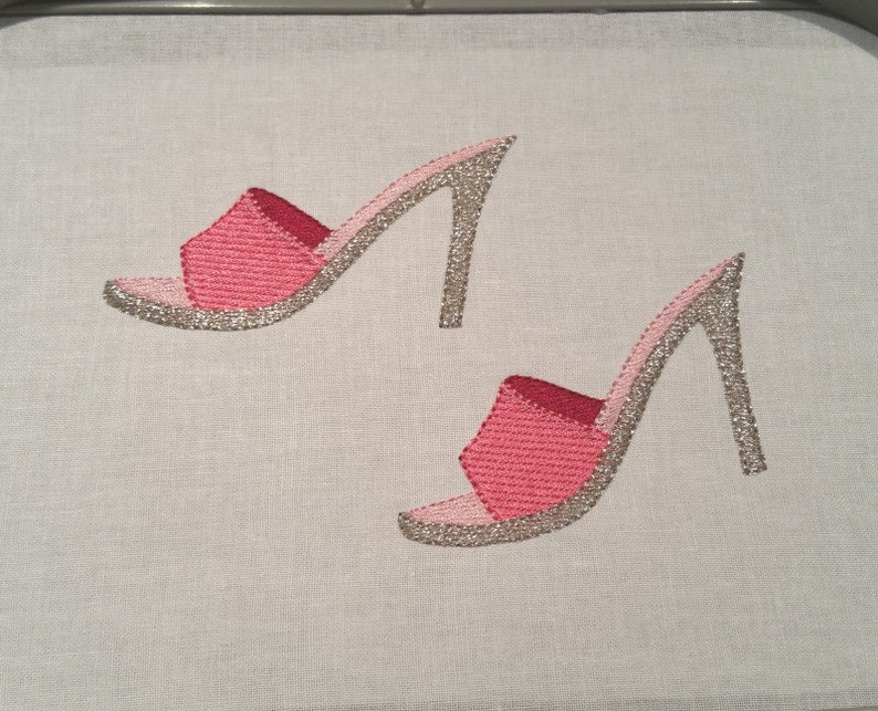 Embroidery design machine Pump shoes instant download | Etsy