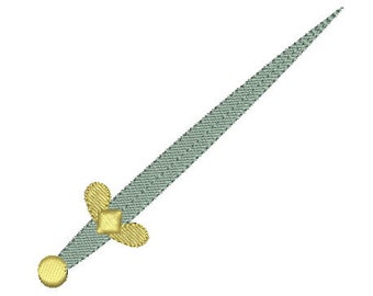 Sword Embroidery Design - Etsy