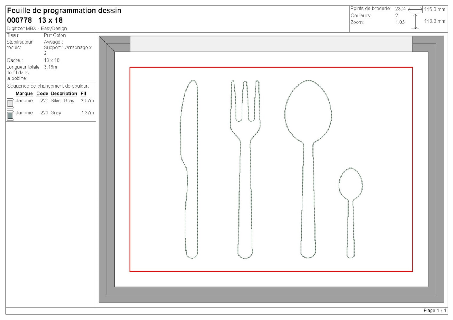 Embroidery Design Machine ITH in the Hoop Felt Fork Knife - Etsy