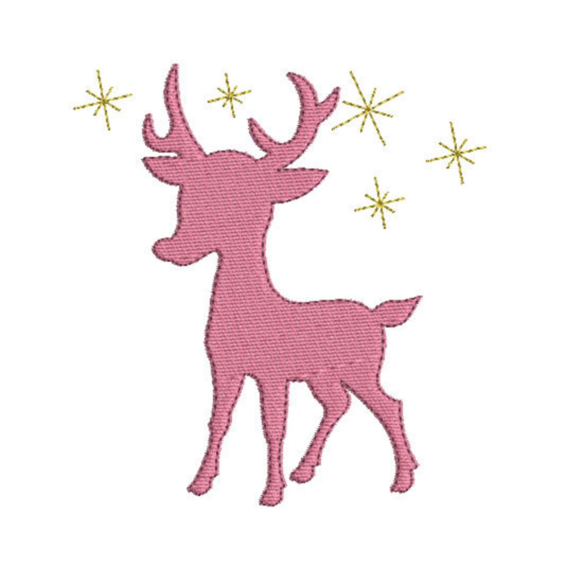 Instant Download Reindeer Christmas Embroidery Design Download | Etsy