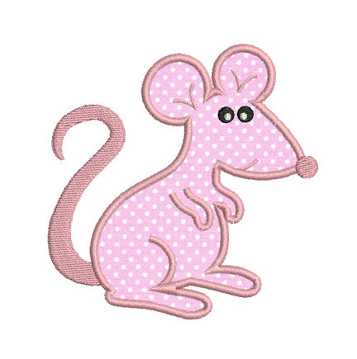 Instant Download Embroidery Design Applique Mouse Animal - Etsy UK