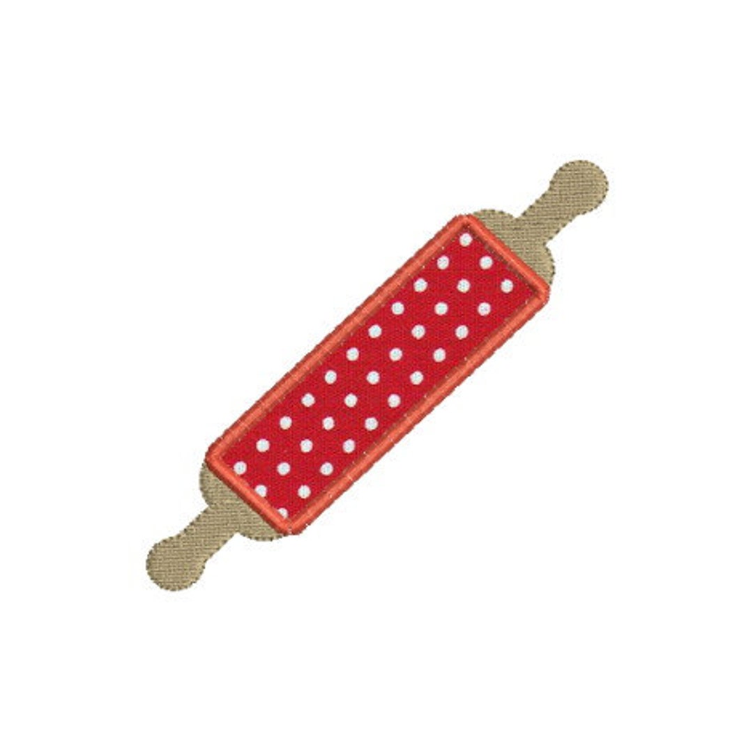 Embroidery Design Machine Applique Roll Pastry Instant Download - Etsy
