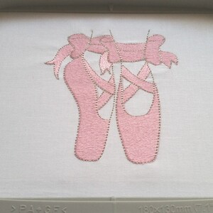 Instant Download Ballerina Ballet Shoes Dance Embroidery Design Machine ...
