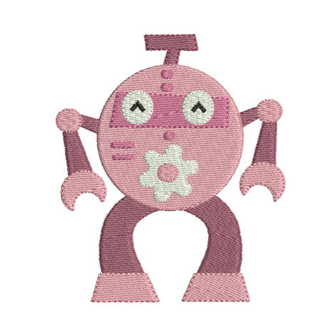 Instant Download Robot Embroidery Design Download - Etsy